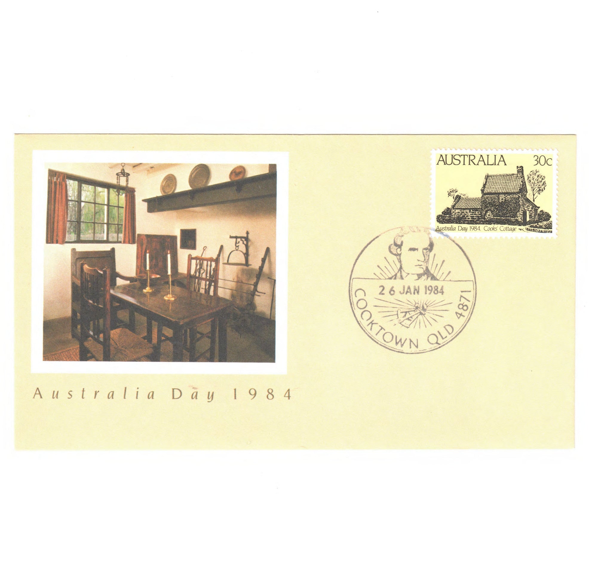 Australia 1984 30c FDC Australia Day 1984 Postmarked 26 January 1984 ...
