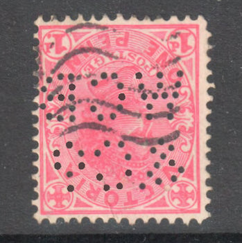 Victoria 1905 -1907 1d One Penny Dull Red Queen Victoria Stamp - Perf ...
