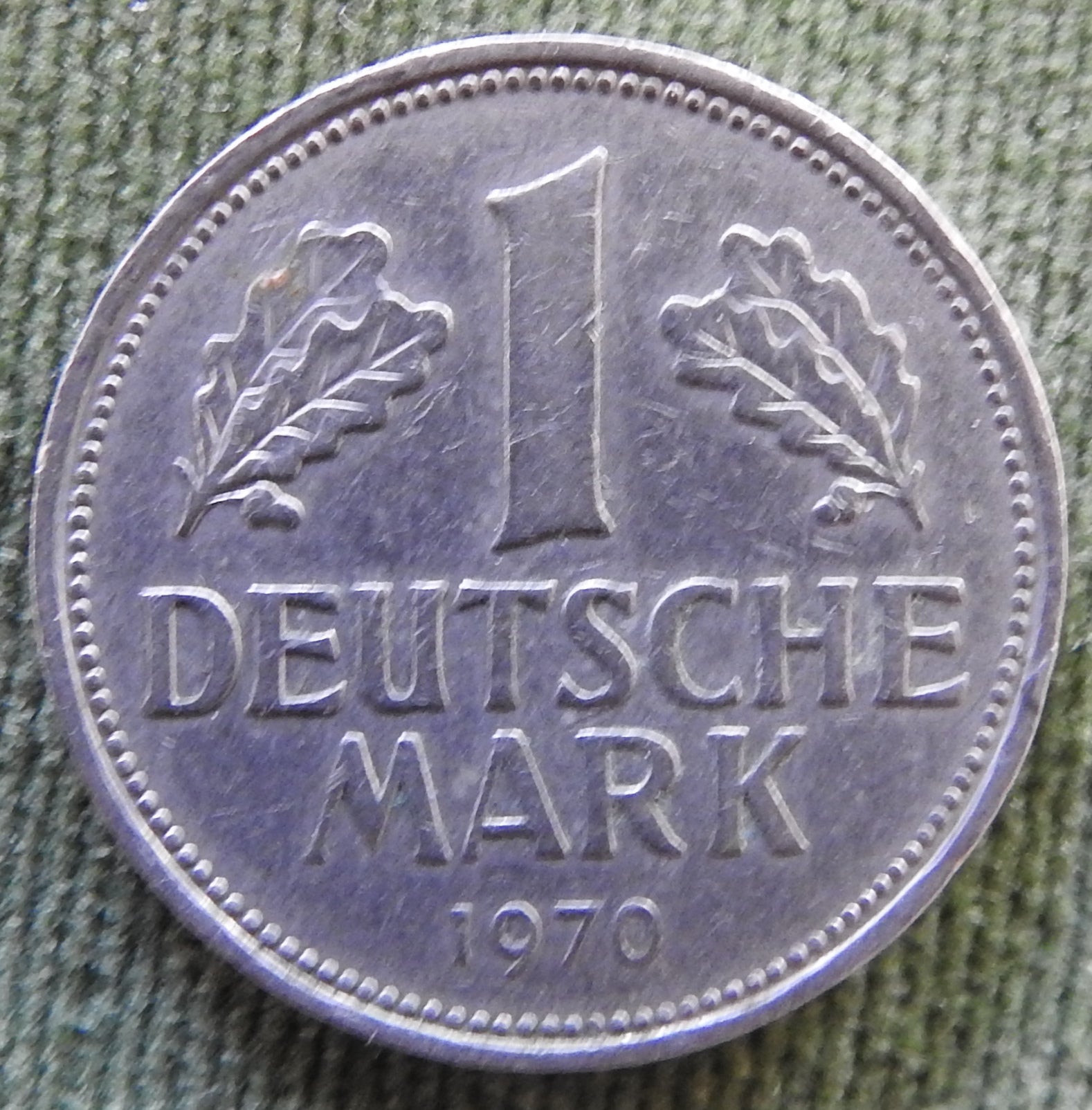 Germany 1970 D 1 Deutsche Mark Coin - Circulated – Gumnut Antiques