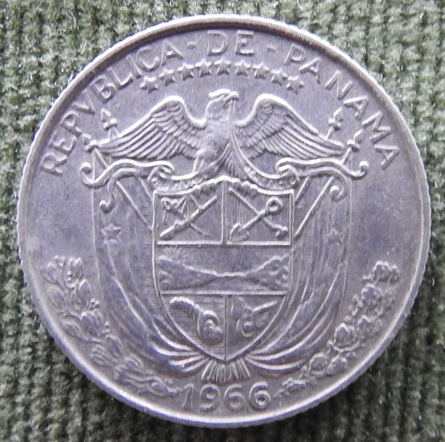 Panama 1966 1/10 Balboa Coin Bust Of Vasco Nunez de Balboa – Gumnut ...