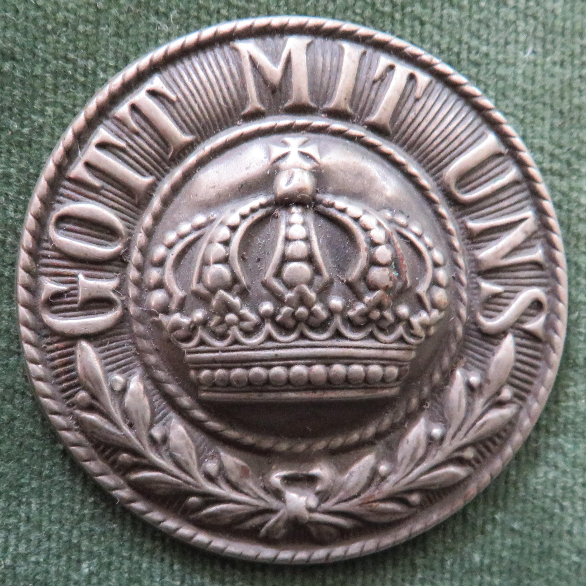 Prussian German WWI GOTT MIT UNS Pressed Disc – Gumnut Antiques
