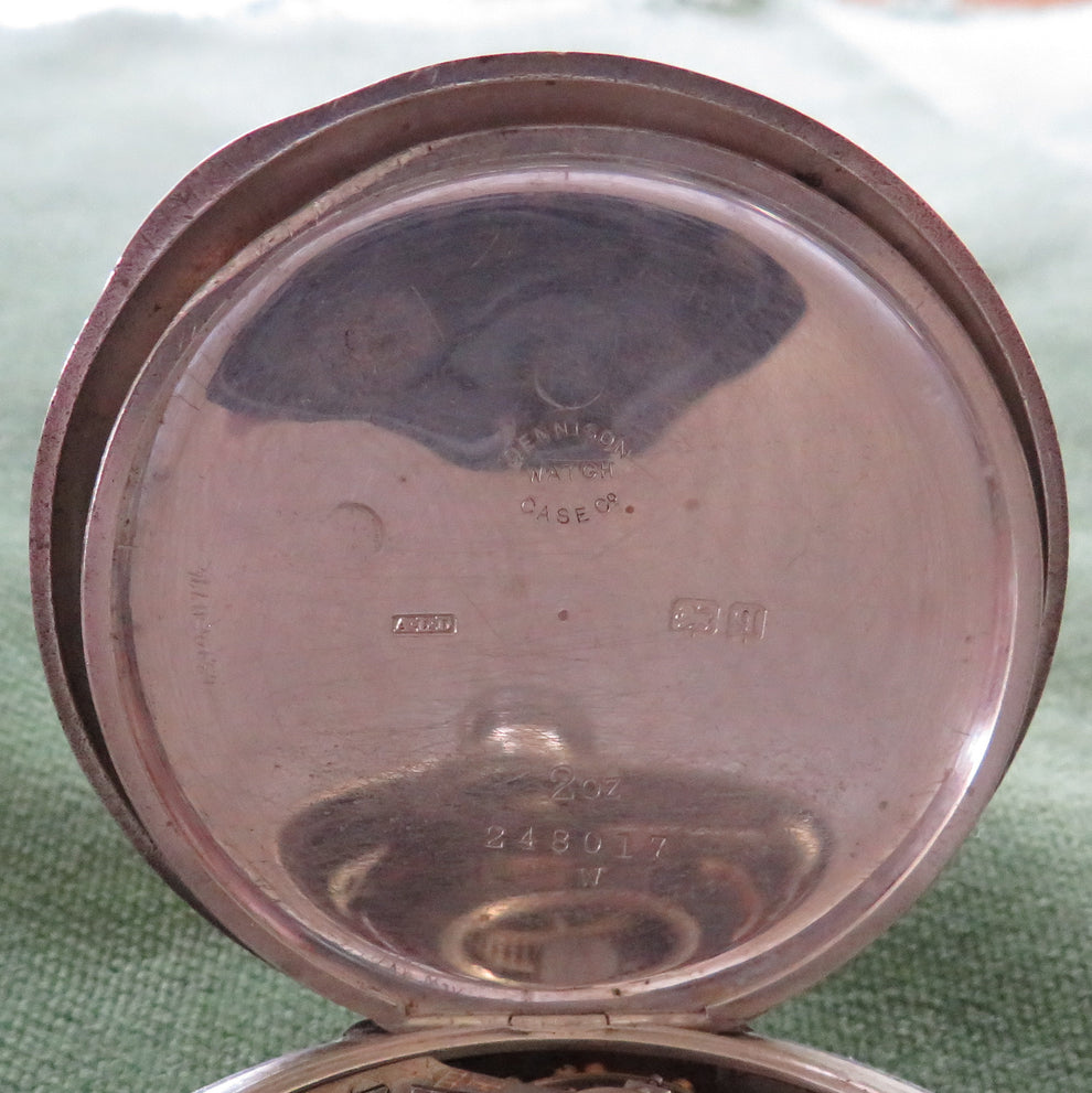 A Saunders Sydney Full Hunter Silver Pocket Watch c.1915-16 - Working ...