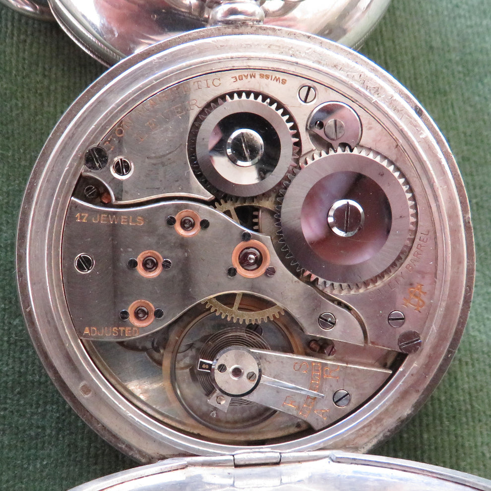 A Saunders Sydney Full Hunter Silver Pocket Watch c.1915-16 - Working ...