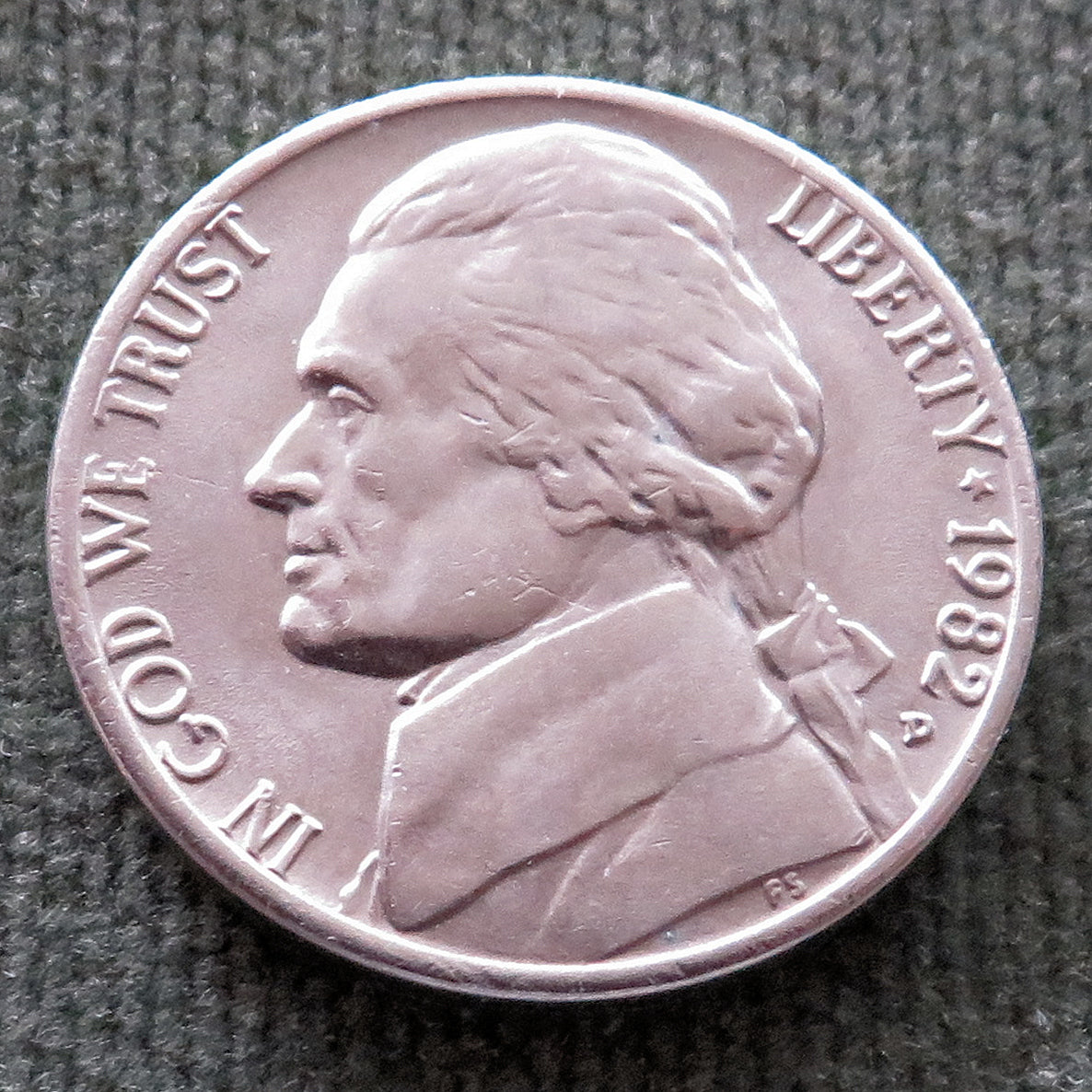 USA American 1982 D Nickel Jefferson Coin - Circulated – Gumnut Antiques