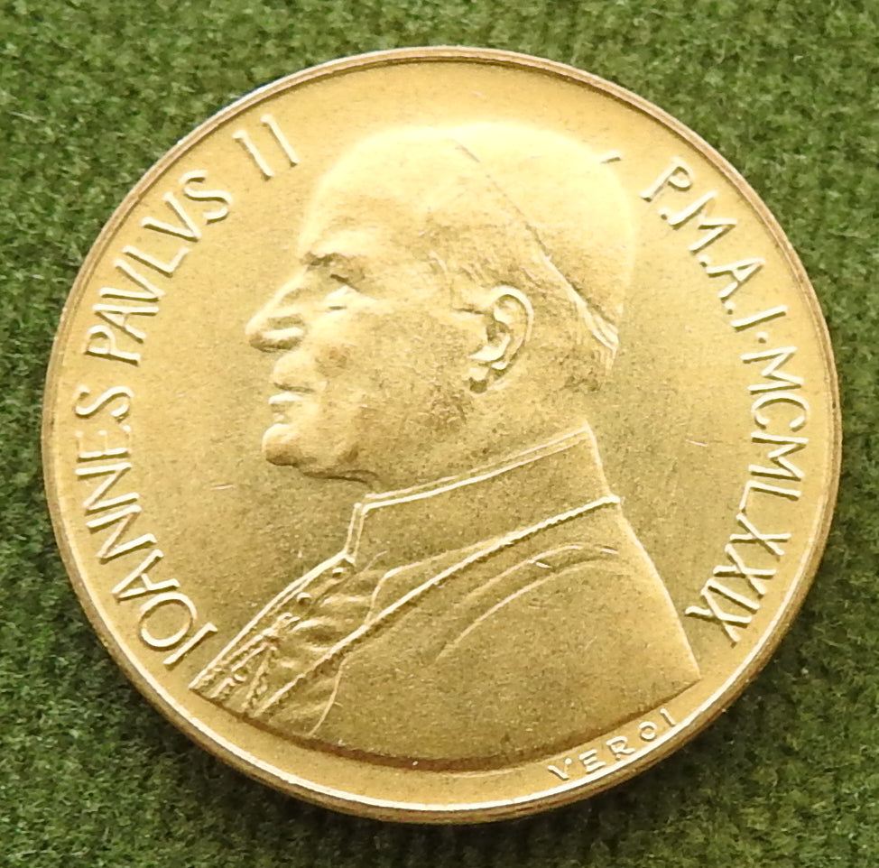Vatican 1980 20 Lira John Paul II Vatican Coin – Gumnut Antiques