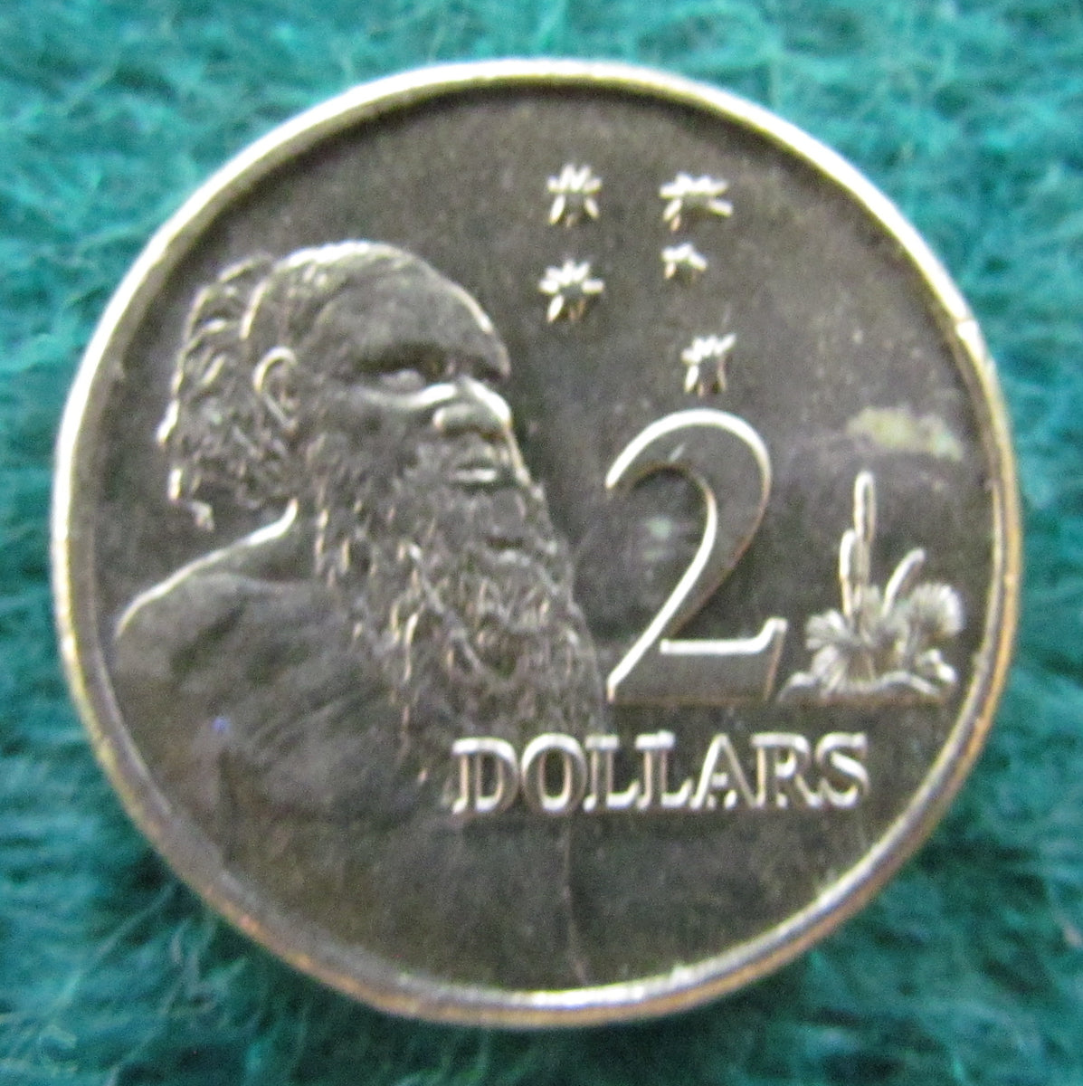 Australian 2015 2 Dollar Aboriginal Elder Queen Elizabeth Coin - Circu ...