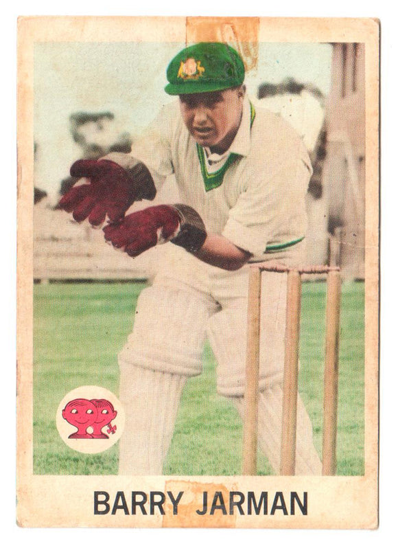 Scanlens 1965 Cricket Card #07 - Barry Jarman – Gumnut Antiques