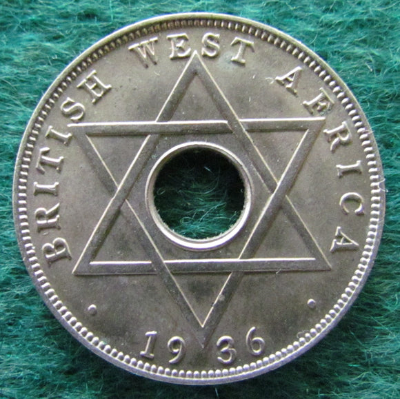 British West Africa 1936 Half Penny King Edward VIII Coin - Circulated ...