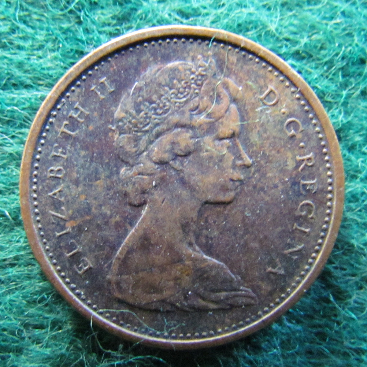 Canada 1975 1 Cent Queen Elizabeth II Coin - Circulated – Gumnut Antiques