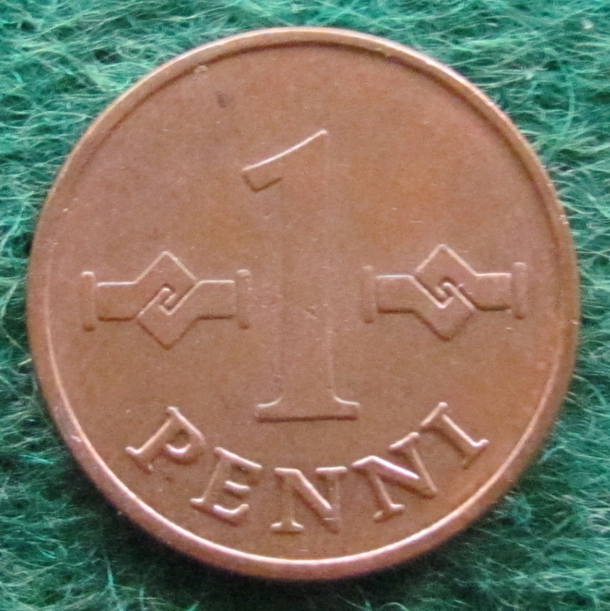 Suomen Tasavalta Finland 1967 1 Penni Coin - Circulated – Gumnut Antiques