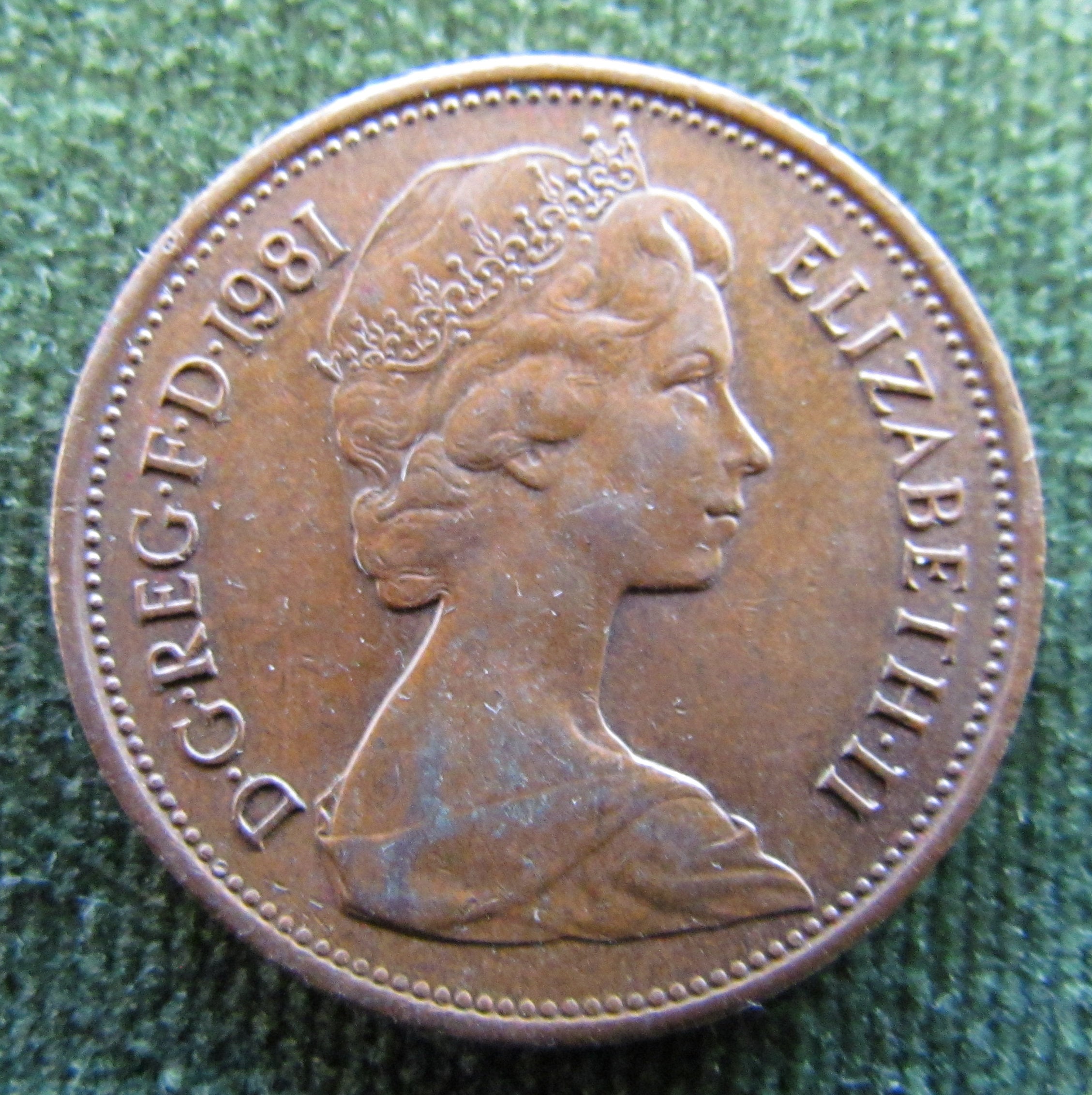 GB British UK English 1981 2 New Pence Queen Elizabeth II Coin – Gumnut ...