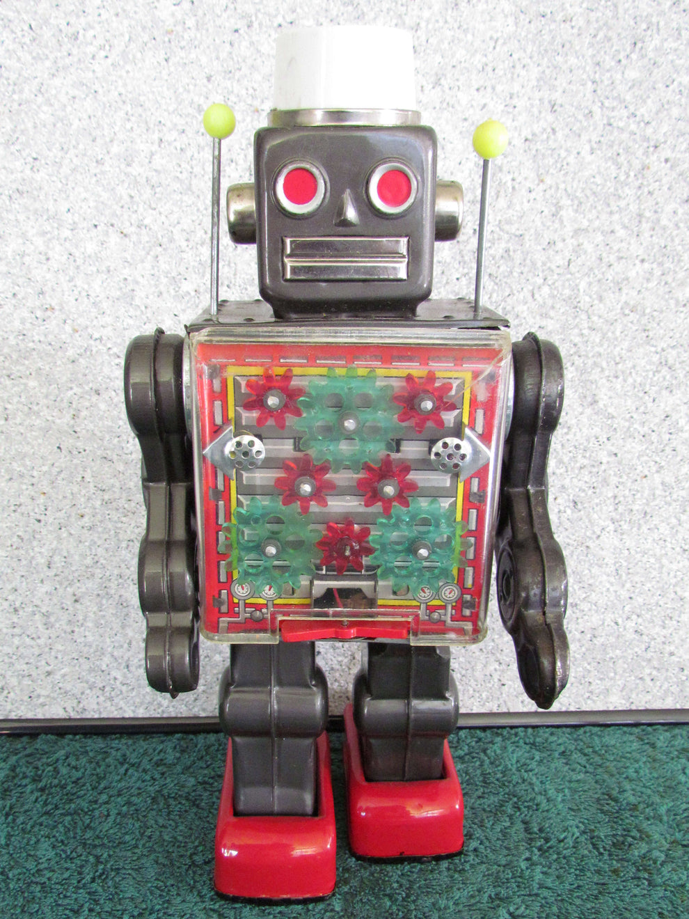 Vintage SH Horikawa Japanese Tin Plate Machine Gear Robot 1960's ...