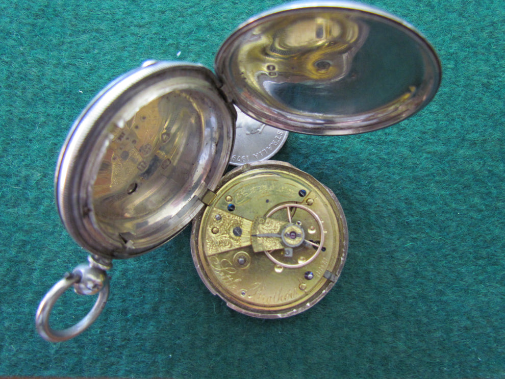 Settle Brothers London Full Hunter Pocket Watch c1876 – Gumnut Antiques