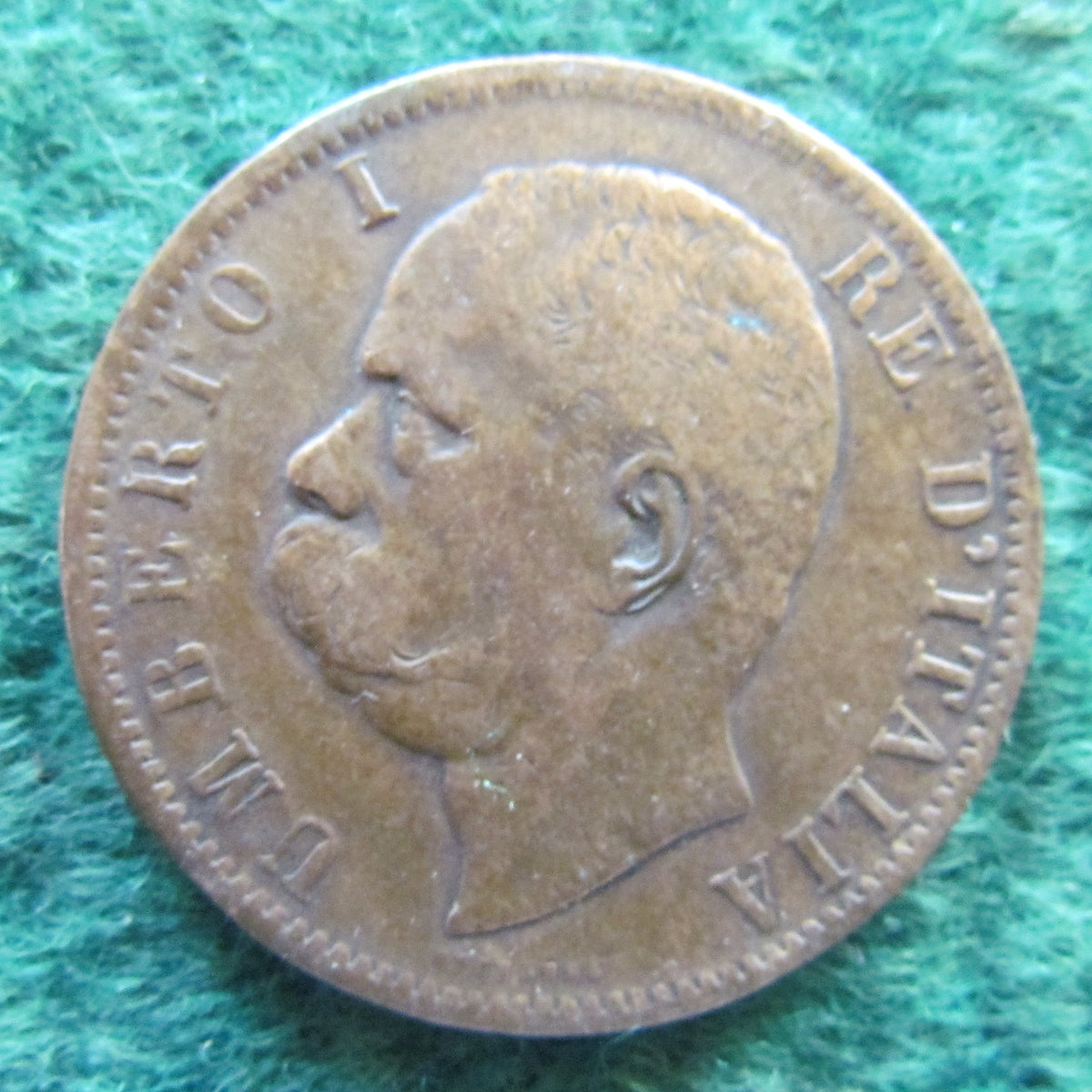 Italy 1894 BI 10 Centesimi Coin - Umberto I – Gumnut Antiques