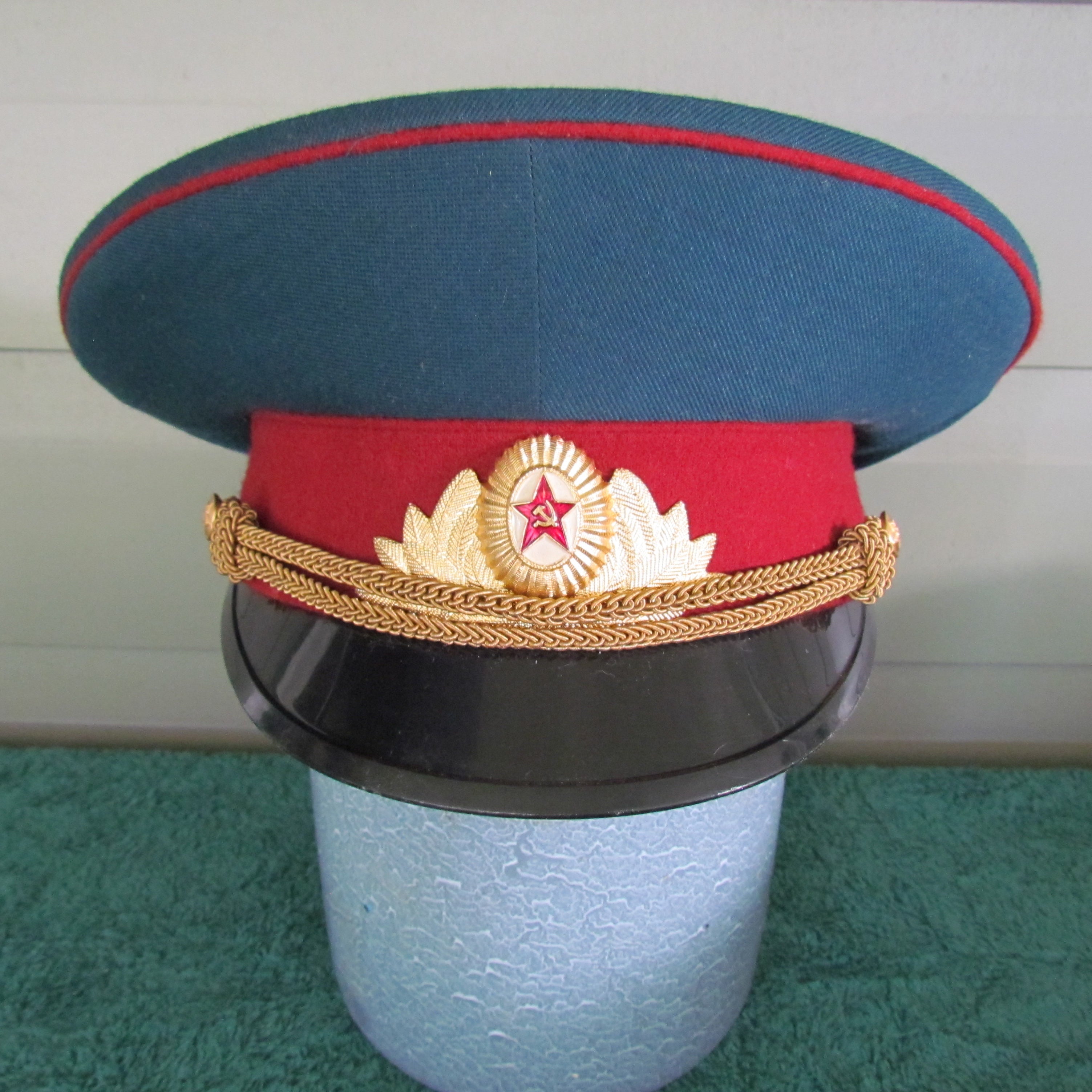 Russian Soviet MVD Police Officers Visor Cap – Gumnut Antiques