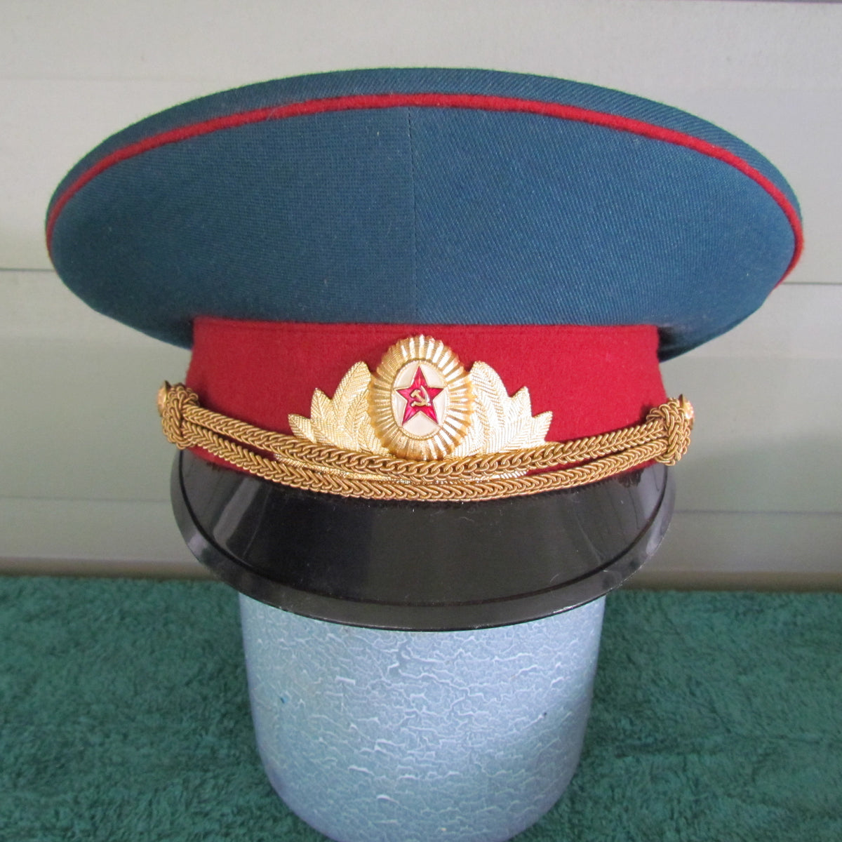 Russian Soviet MVD Police Officers Visor Cap – Gumnut Antiques