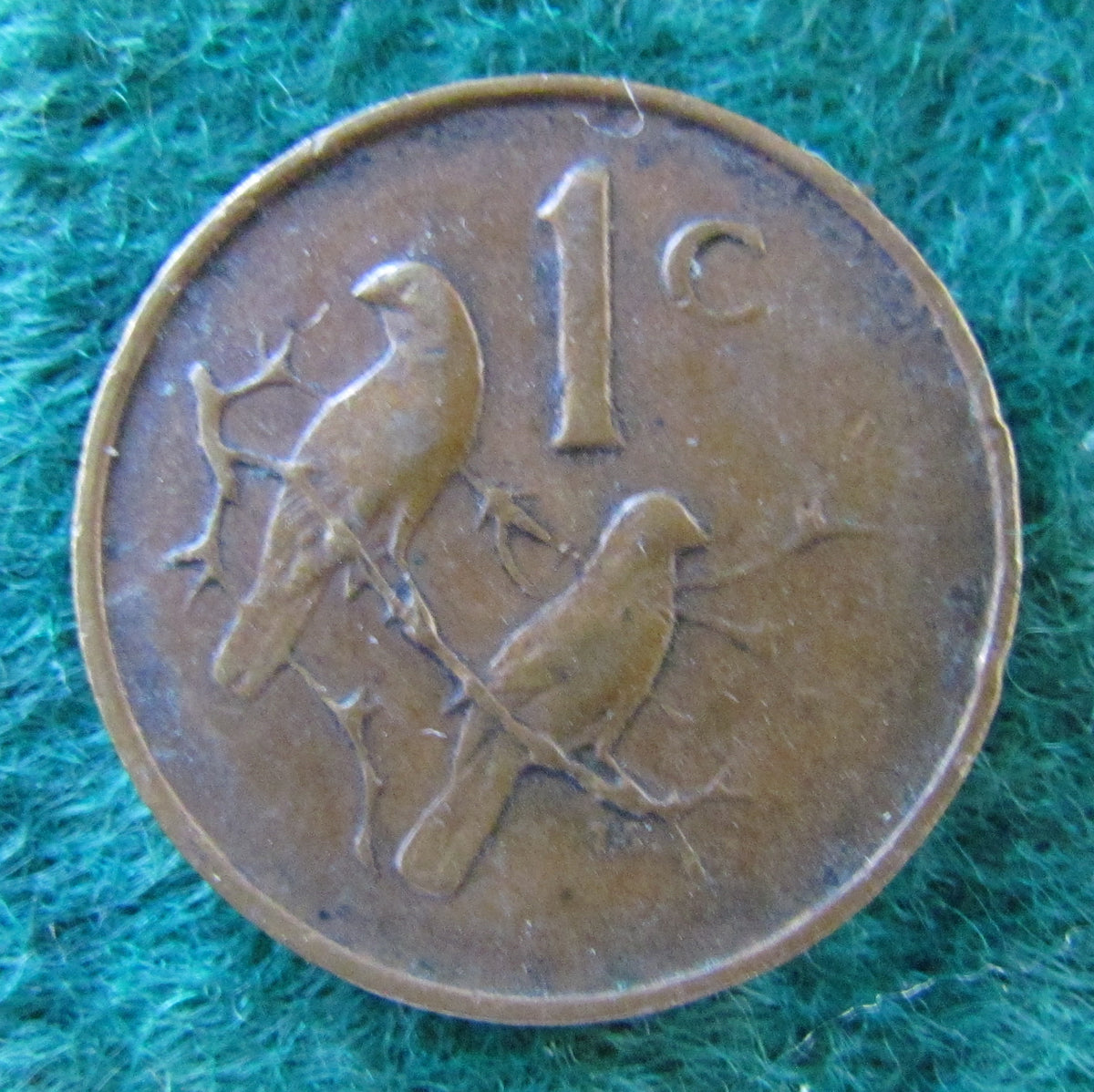 South Africa 1967 1 Cent Coin - Circulated – Gumnut Antiques