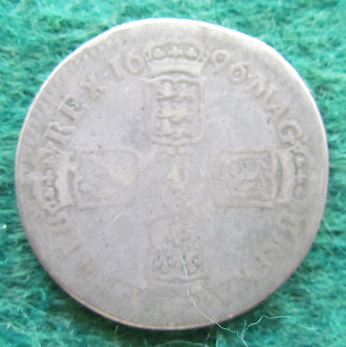 GB British UK English 1696 1 Shilling King William III Coin – Gumnut ...